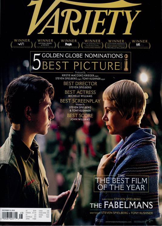 Variety Magazine Subscription | Buy at Newsstand.co.uk | Media