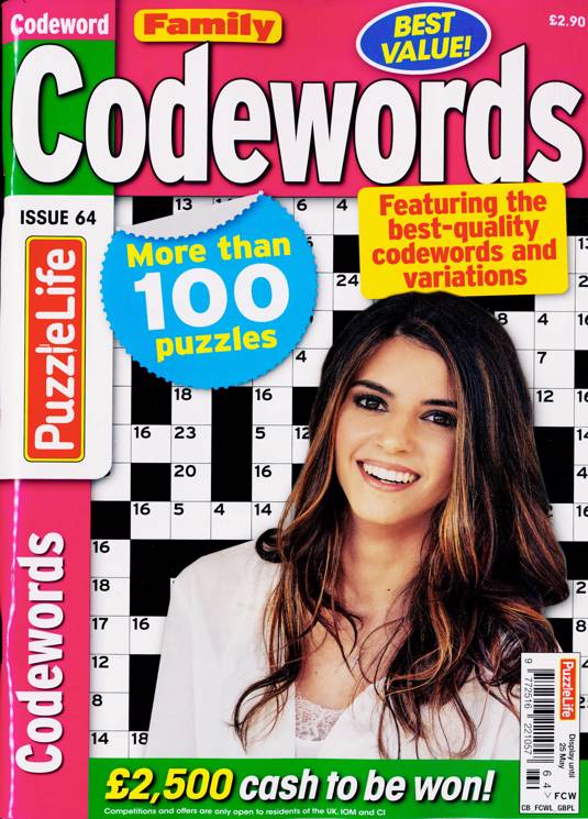 Family Codewords Magazine Subscription | Buy at Newsstand.co.uk | Codeword