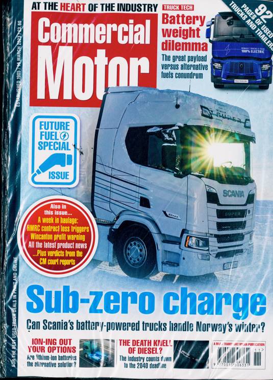 Commercial Motor Magazine Subscription | Buy at Newsstand.co.uk | Trucking