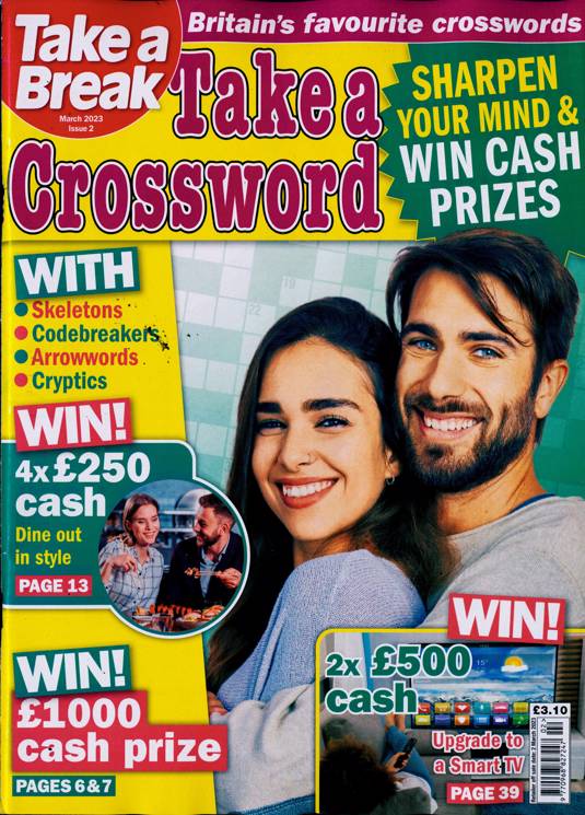 Take A Crossword Magazine Subscription | Buy at Newsstand.co.uk | Crossword
