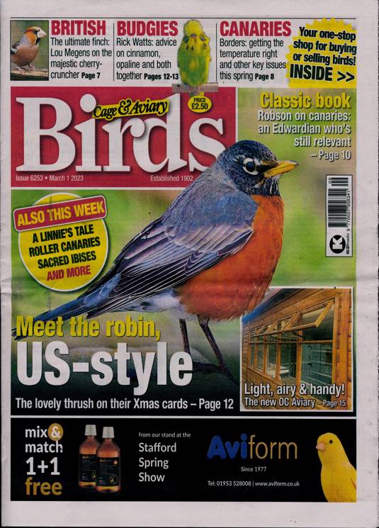 Cage And Aviary Birds Magazine Subscription | Buy at Newsstand.co.uk ...