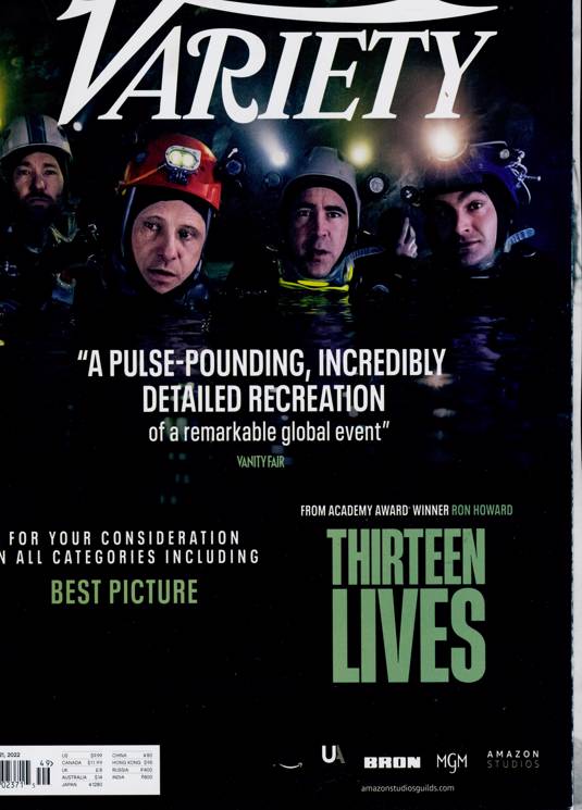 Variety Magazine Subscription | Buy at Newsstand.co.uk | Media