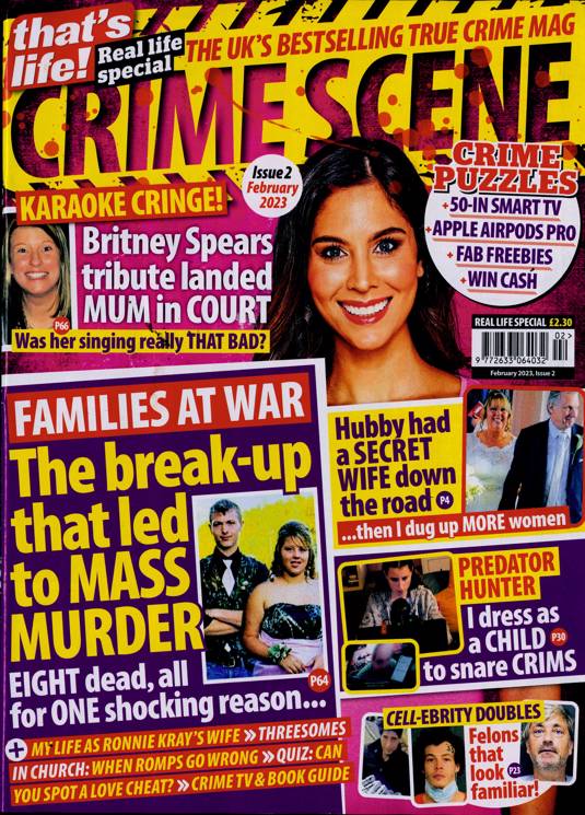 Thats Life Crime Scene Magazine Subscription | Buy at Newsstand.co.uk ...