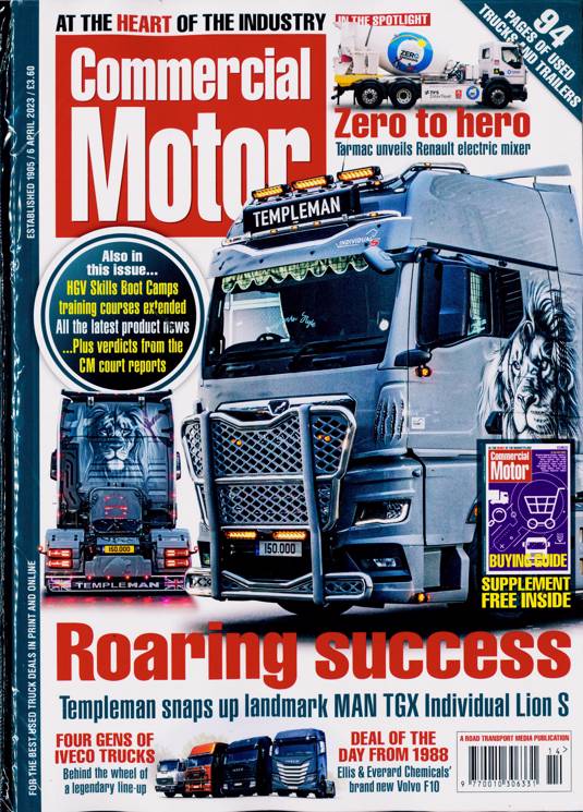 Commercial Motor Magazine Subscription | Buy at Newsstand.co.uk | Trucking