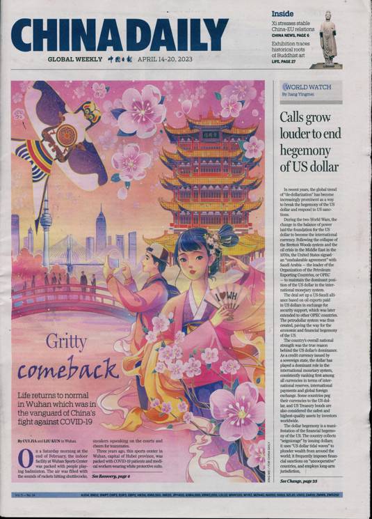 China Daily Europ Edit Magazine Subscription | Buy at Newsstand.co.uk ...