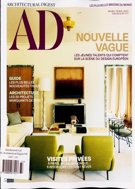 Architectural Digest French Magazine Subscription | Buy at Newsstand.co ...
