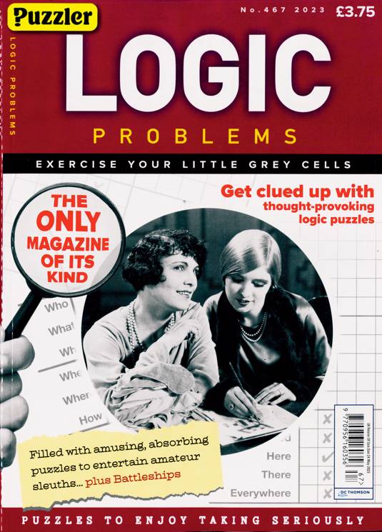 Puzzler Logic Problems Magazine Subscription | Buy at Newsstand.co.uk ...