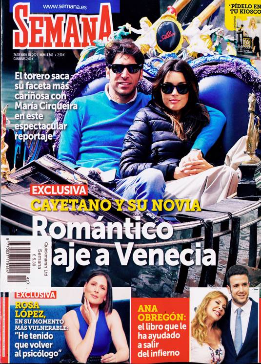 Semana Magazine Subscription | Buy at Newsstand.co.uk | Spanish
