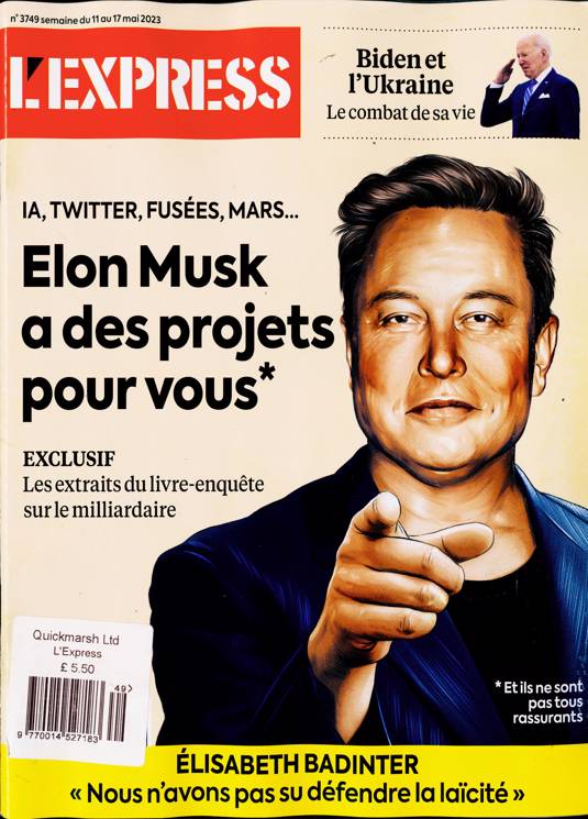 L Express Magazine Subscription | Buy at Newsstand.co.uk | French