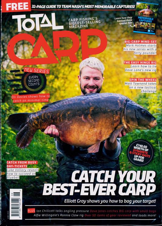 Total Carp Magazine Subscription | Buy at Newsstand.co.uk | Coarse Fishing