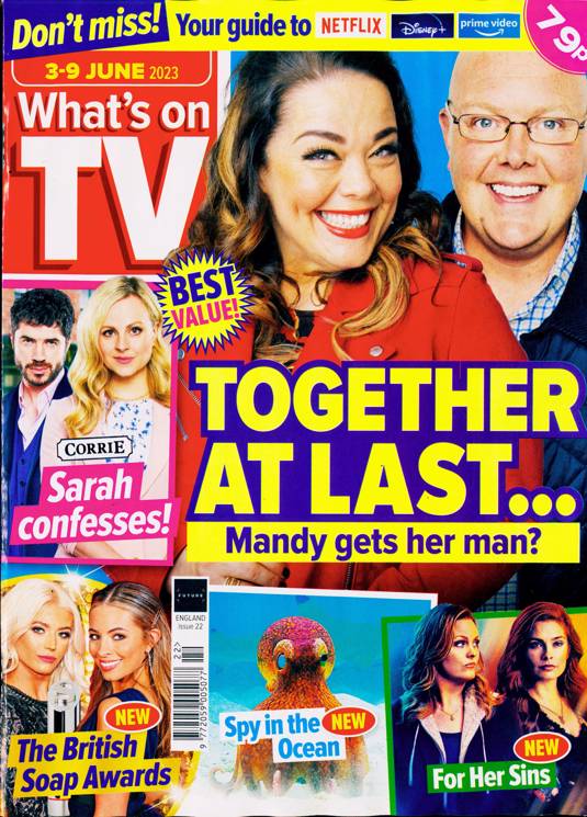 Whats On Tv England Magazine Subscription | Buy at Newsstand.co.uk ...