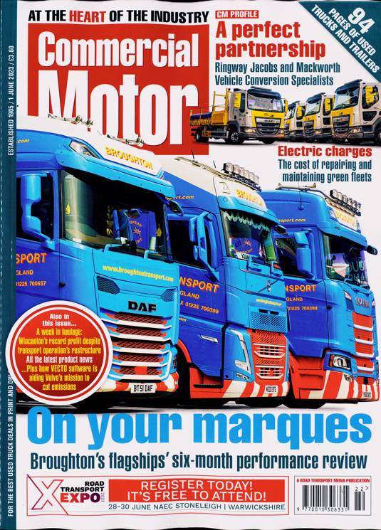 Commercial Motor Magazine Subscription | Buy at Newsstand.co.uk | Trucking