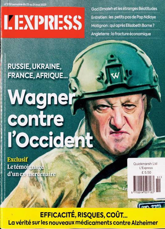 L Express Magazine Subscription | Buy at Newsstand.co.uk | French