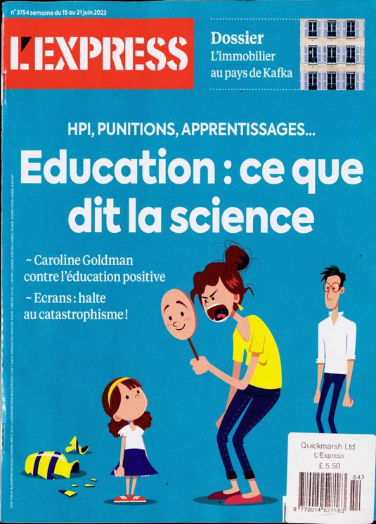 L Express Magazine Subscription | Buy at Newsstand.co.uk | French