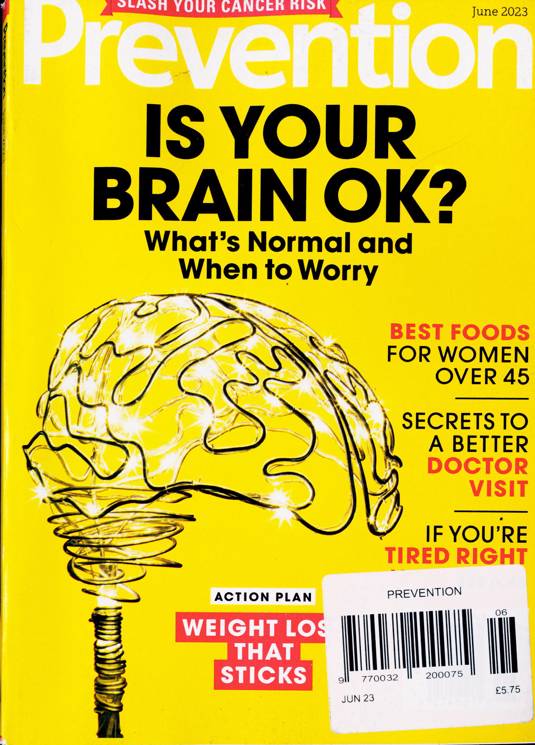 Prevention Magazine Subscription | Buy at Newsstand.co.uk | General Women's
