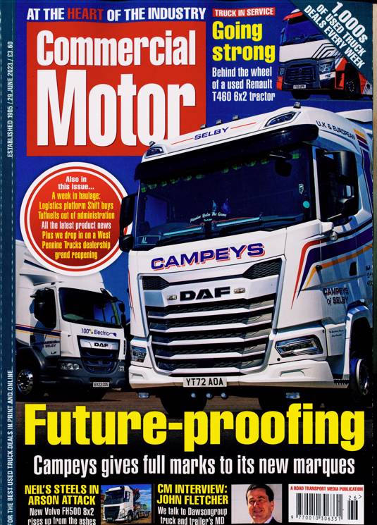 Commercial Motor Magazine Subscription | Buy at Newsstand.co.uk | Trucking