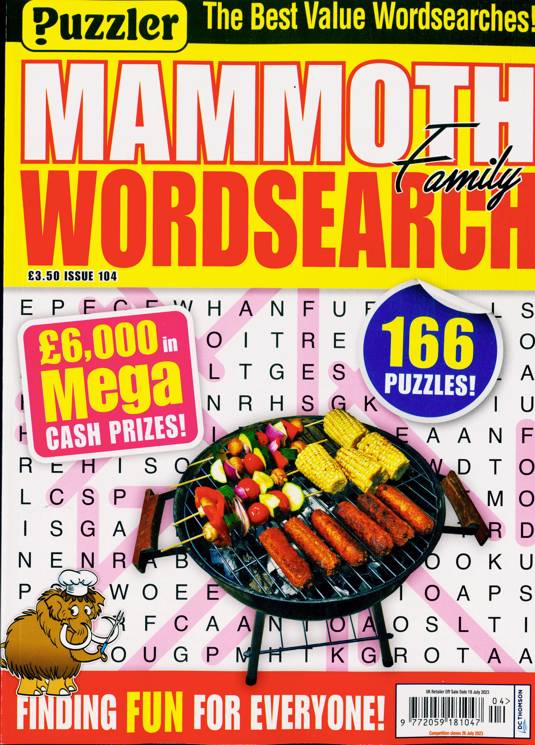 Puzz Mammoth Fam Wordsearch Magazine Subscription | Buy at Newsstand.co ...
