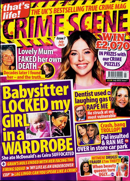 Thats Life Crime Scene Magazine Subscription | Buy at Newsstand.co.uk ...