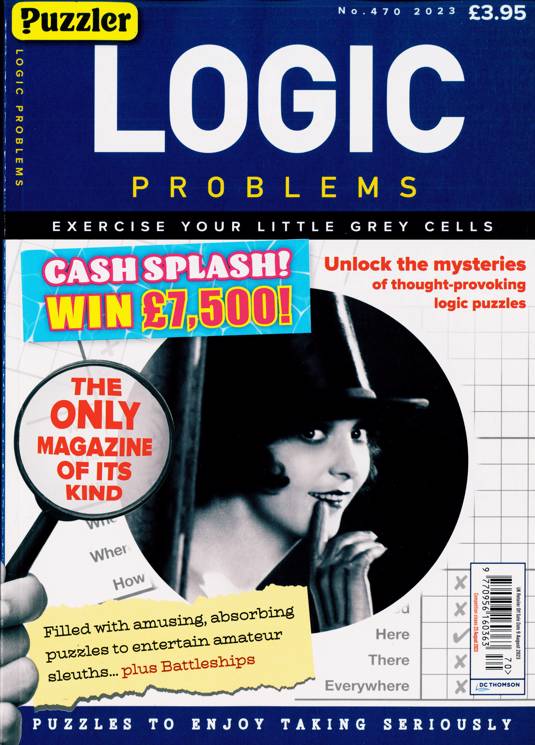 Puzzler Logic Problems Magazine Subscription | Buy at Newsstand.co.uk ...