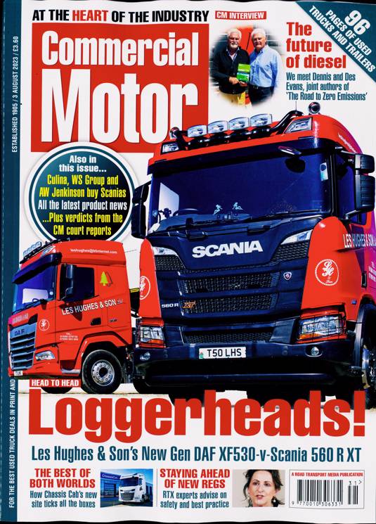 Commercial Motor Magazine Subscription | Buy at Newsstand.co.uk | Trucking