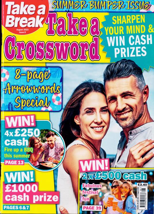 Take A Crossword Magazine Subscription | Buy at Newsstand.co.uk | Crossword