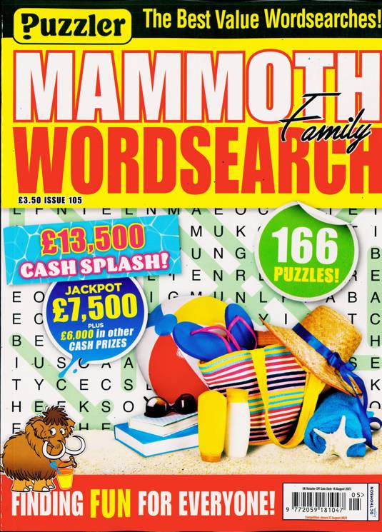 Puzz Mammoth Fam Wordsearch Magazine Subscription | Buy at Newsstand.co ...