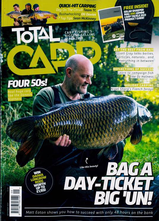 Total Carp Magazine Subscription | Buy at Newsstand.co.uk | Coarse Fishing