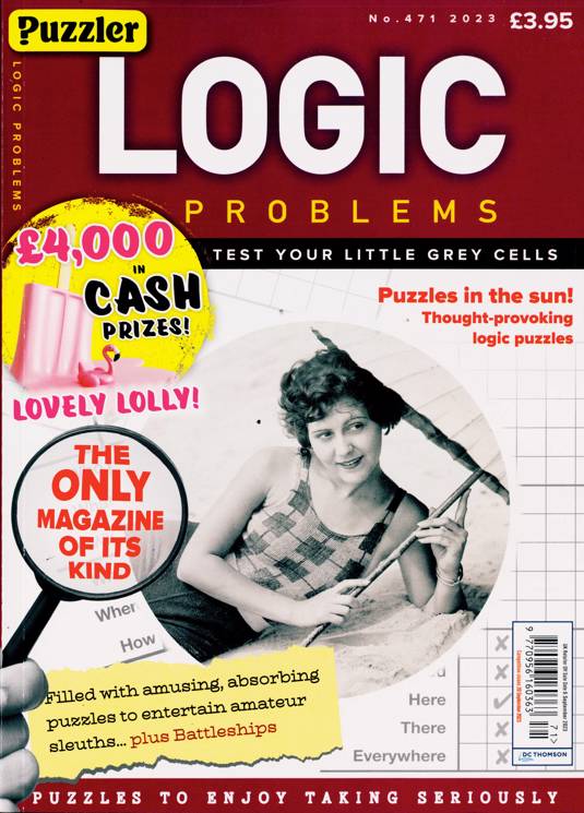 Puzzler Logic Problems Magazine Subscription | Buy at Newsstand.co.uk ...