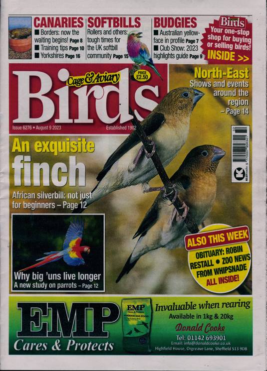 Cage And Aviary Birds Magazine Subscription | Buy at Newsstand.co.uk ...