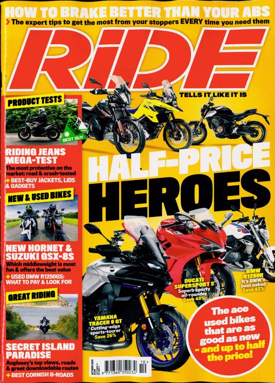 Ride Magazine Subscription | Buy at Newsstand.co.uk | Motorcycling