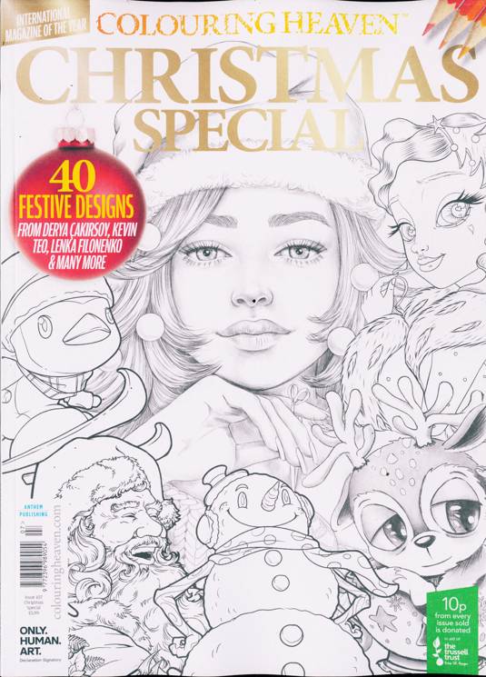 Colouring Heaven Magazine Subscription | Buy at Newsstand.co.uk | Colouring