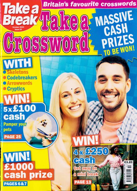 Take A Crossword Magazine Subscription | Buy at Newsstand.co.uk | Crossword