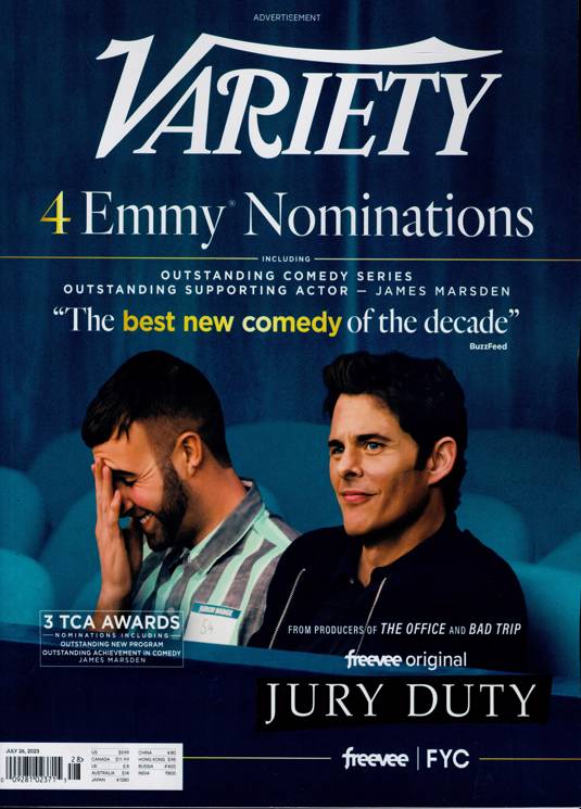 Variety Magazine Subscription | Buy at Newsstand.co.uk | Media