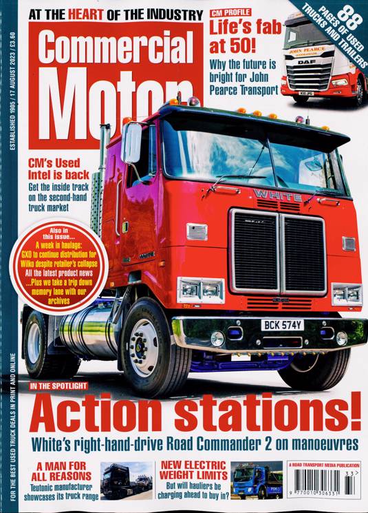 Commercial Motor Magazine Subscription | Buy at Newsstand.co.uk | Trucking