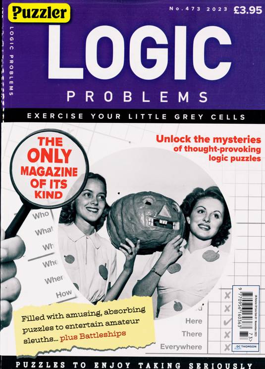 Puzzler Logic Problems Magazine Subscription | Buy at Newsstand.co.uk ...