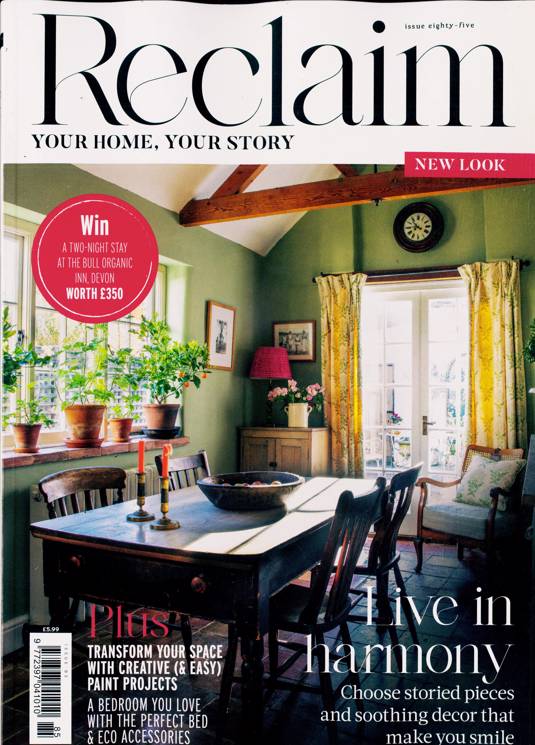 Reclaim Magazine Subscription | Buy at Newsstand.co.uk | Home Interiors
