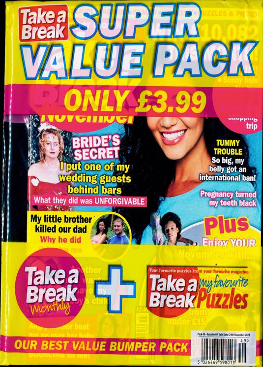 Take A Break Super Value Pack Magazine Subscription | Buy at Newsstand ...