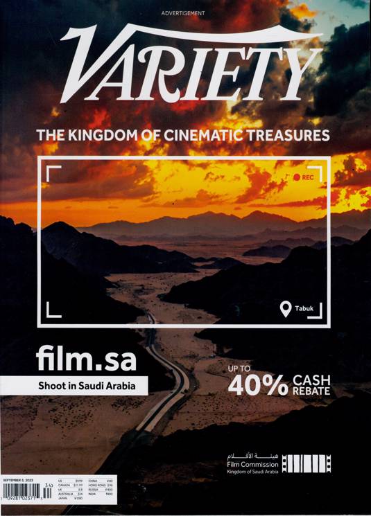 Variety Magazine Subscription | Buy at Newsstand.co.uk | Media