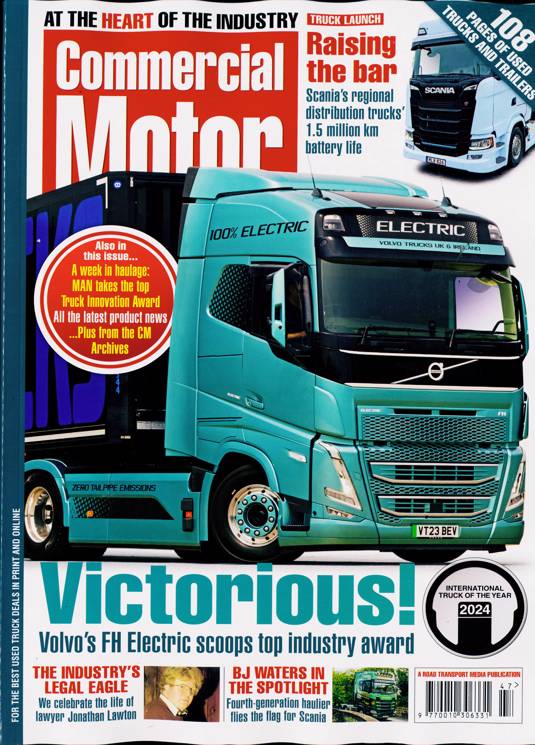 Commercial Motor Magazine Subscription | Buy at Newsstand.co.uk | Trucking