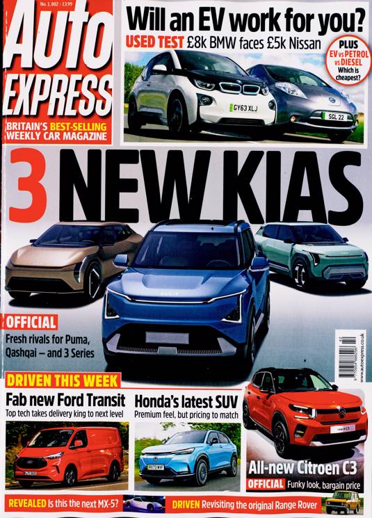 Auto Express Magazine Subscription | Buy at Newsstand.co.uk | General Car