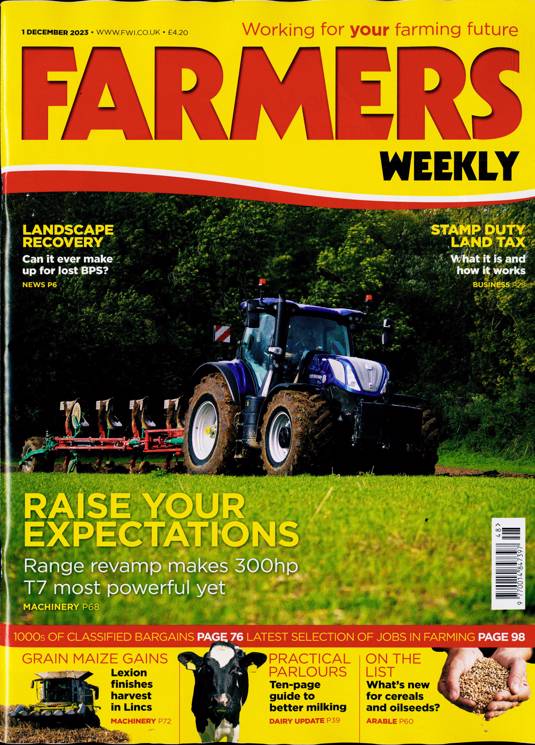Farmers Weekly Magazine Subscription | Buy at Newsstand.co.uk | Agriculture