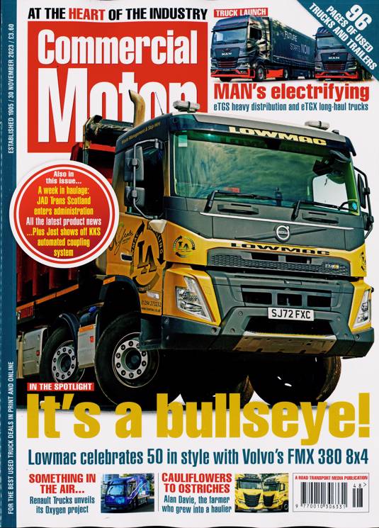 Commercial Motor Magazine Subscription | Buy at Newsstand.co.uk | Trucking