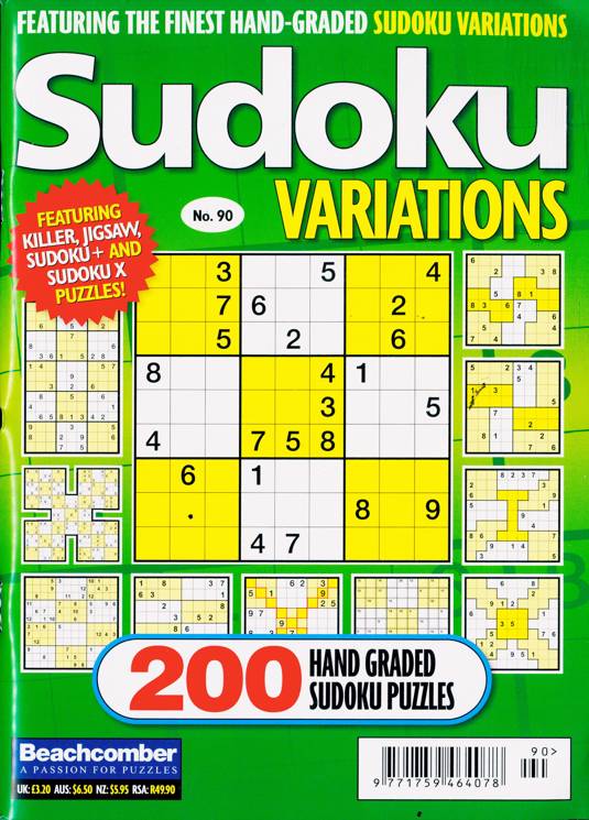 Sudoku Variations Magazine Subscription | Buy at Newsstand.co.uk | Sudoku