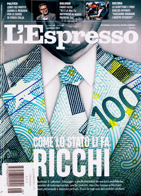L Espresso Magazine Subscription | Buy at Newsstand.co.uk | Italian
