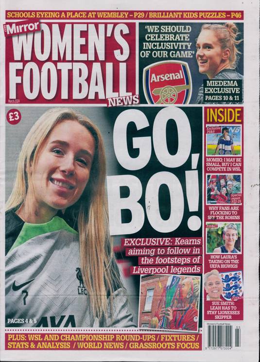 Womens Football News Magazine Subscription | Buy at Newsstand.co.uk ...