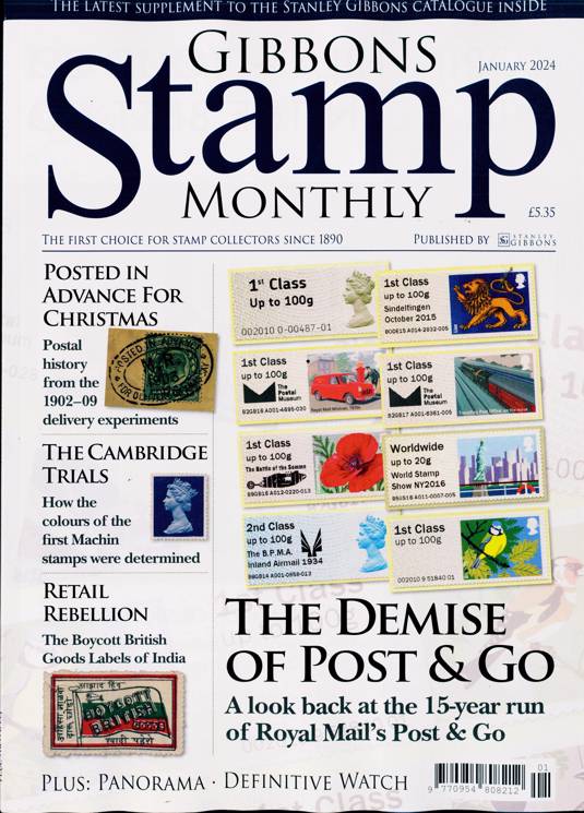 Gibbons Stamp Monthly Magazine Subscription | Buy at Newsstand.co.uk ...