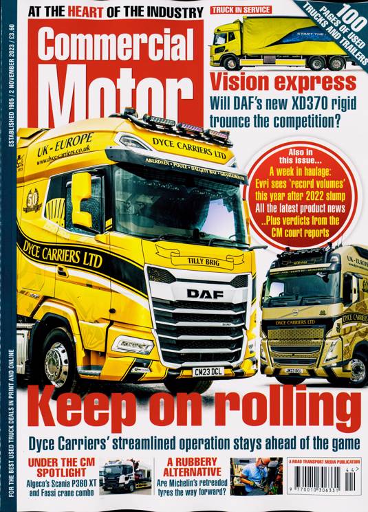 Commercial Motor Magazine Subscription | Buy at Newsstand.co.uk | Trucking