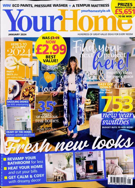 Your Home Magazine Subscription | Buy at Newsstand.co.uk | Home Interiors