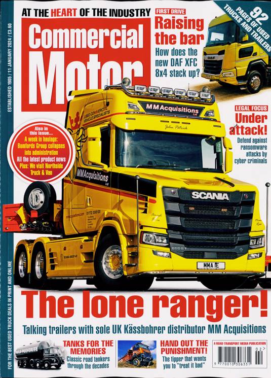 Commercial Motor Magazine Subscription | Buy at Newsstand.co.uk | Trucking