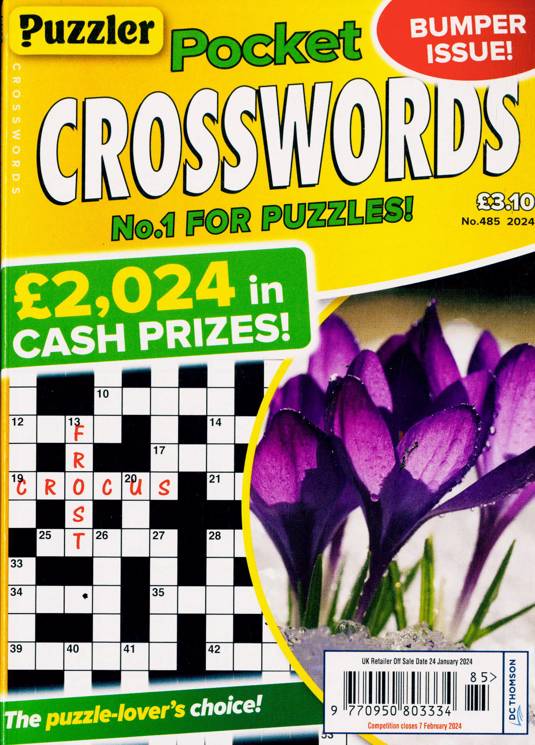 Puzzler Pocket Crosswords Magazine Subscription | Buy at Newsstand.co ...